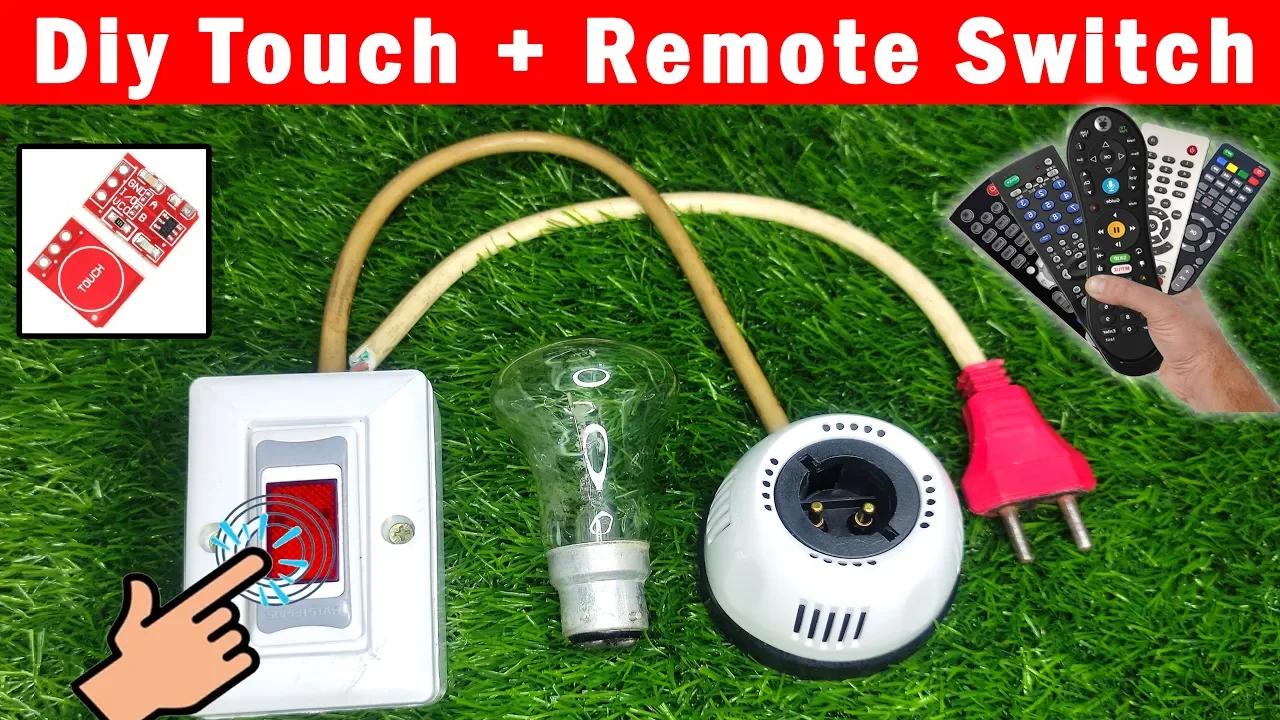 DIY Smart Switch Remote Control with Touch Control Using TTP223 & IR ...