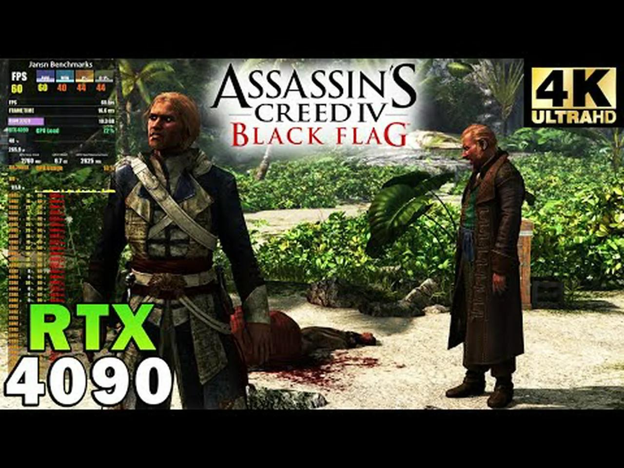 Assassin's Creed Black Flag 4K | RTX 4090 | Ryzen 9 7950X | Ultra ...