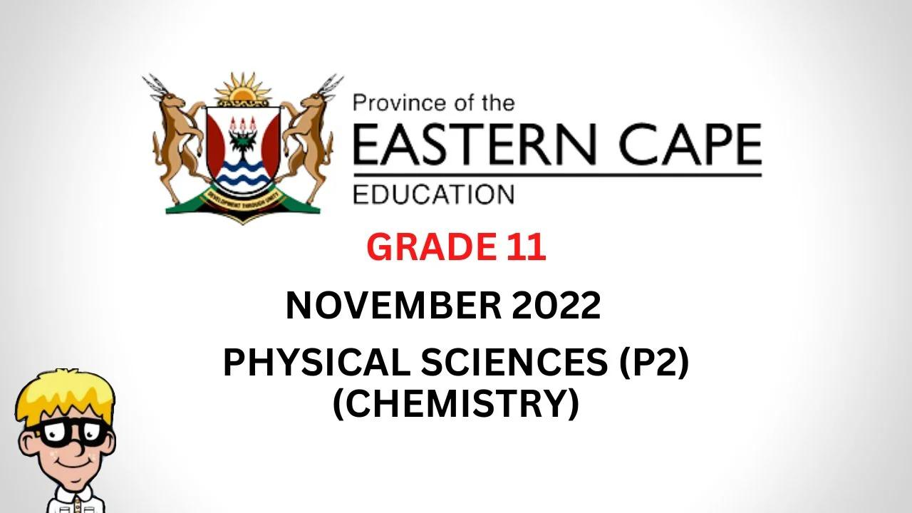 Physical Science Paper 2 Grade 11 past papers