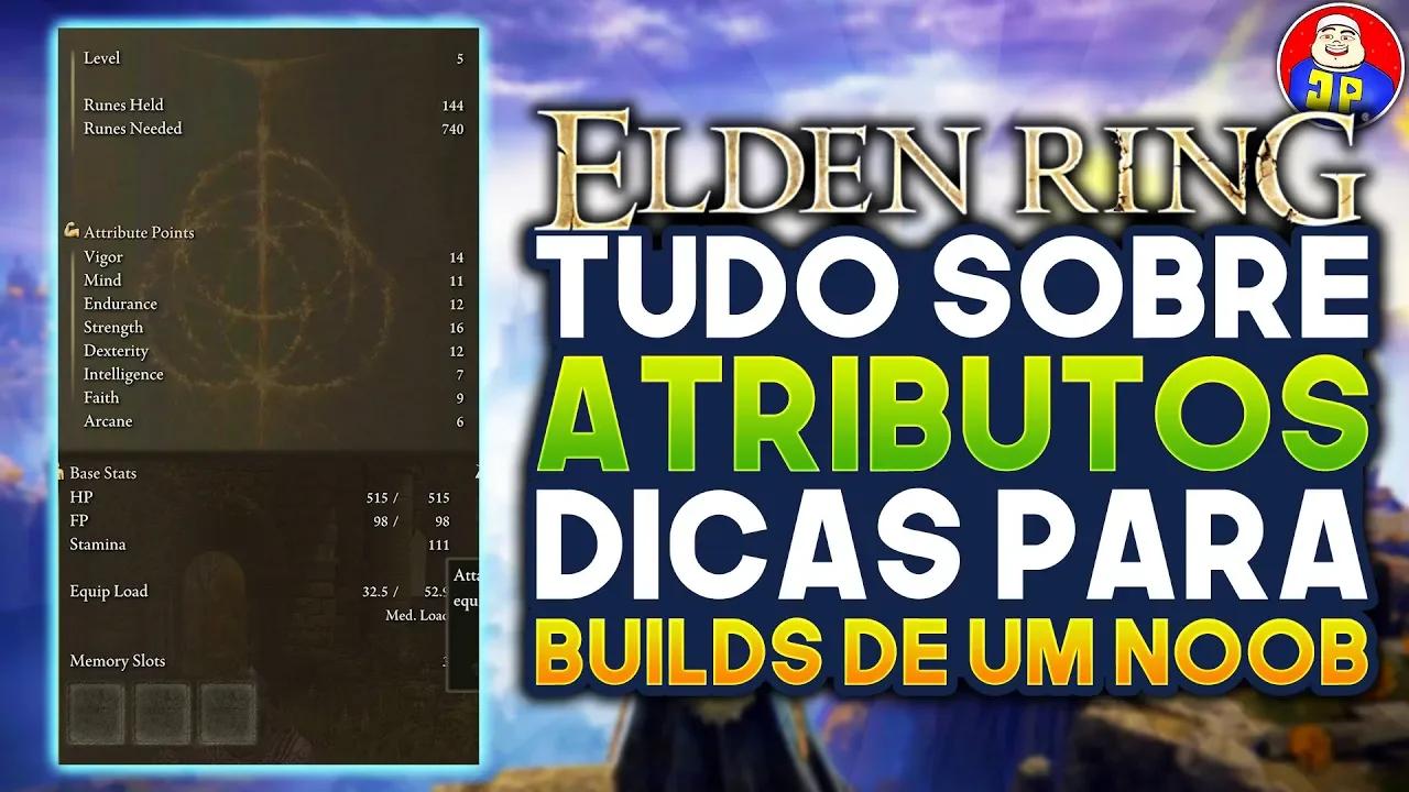 ELDEN RING TUDO SOBRE OS ATRIBUTOS | ELDEN RING GAMEPLAY XBOX SERIES X