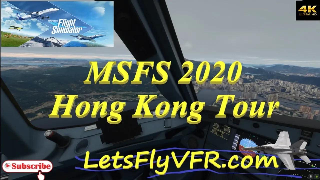 MSFS 2020 VR REALISTIC Graphics | Hong Kong Flight | 4K
