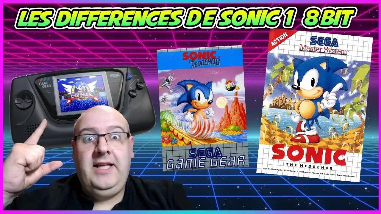 Les differences de Sonic 1 master system et sa version game gear