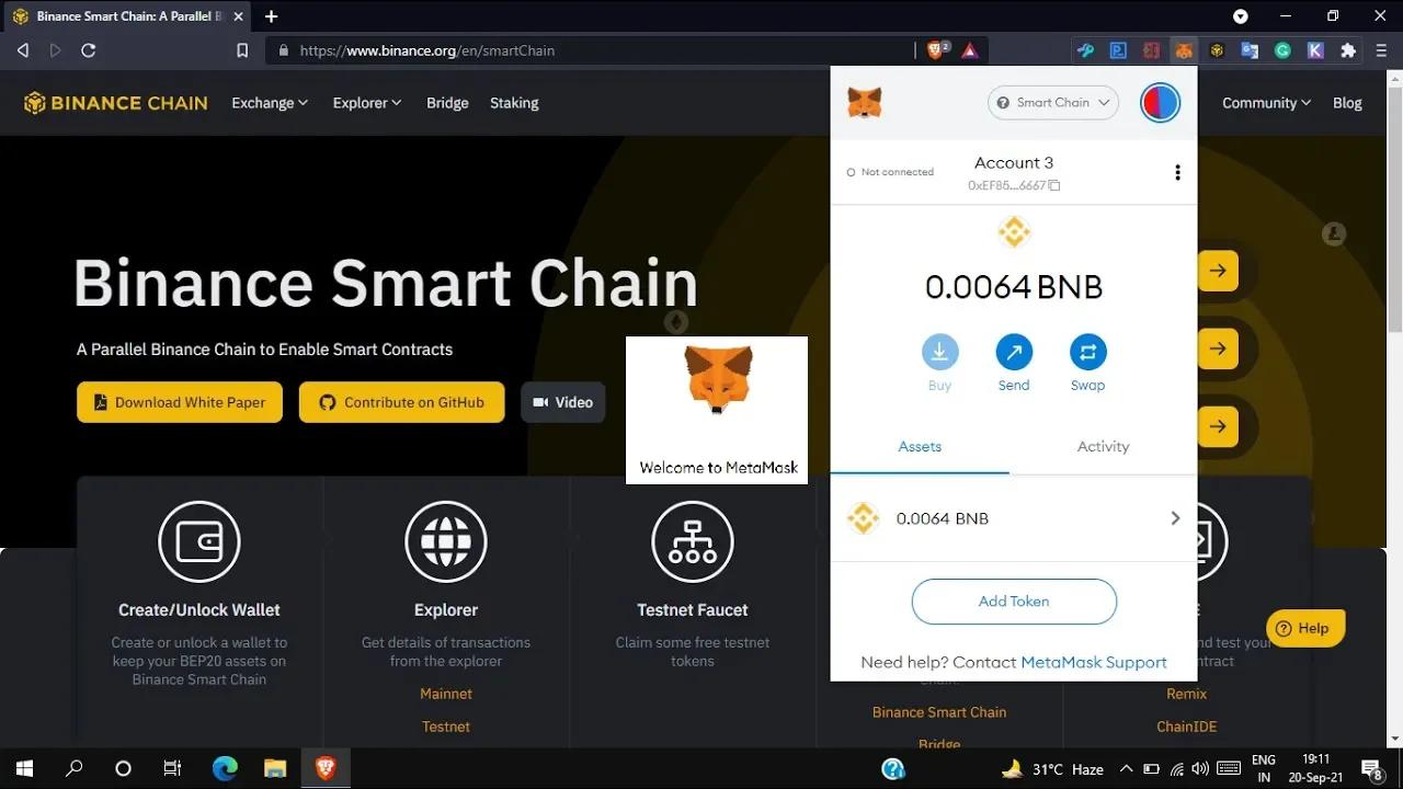 How to add Binance Smart Chain Network on Metamask