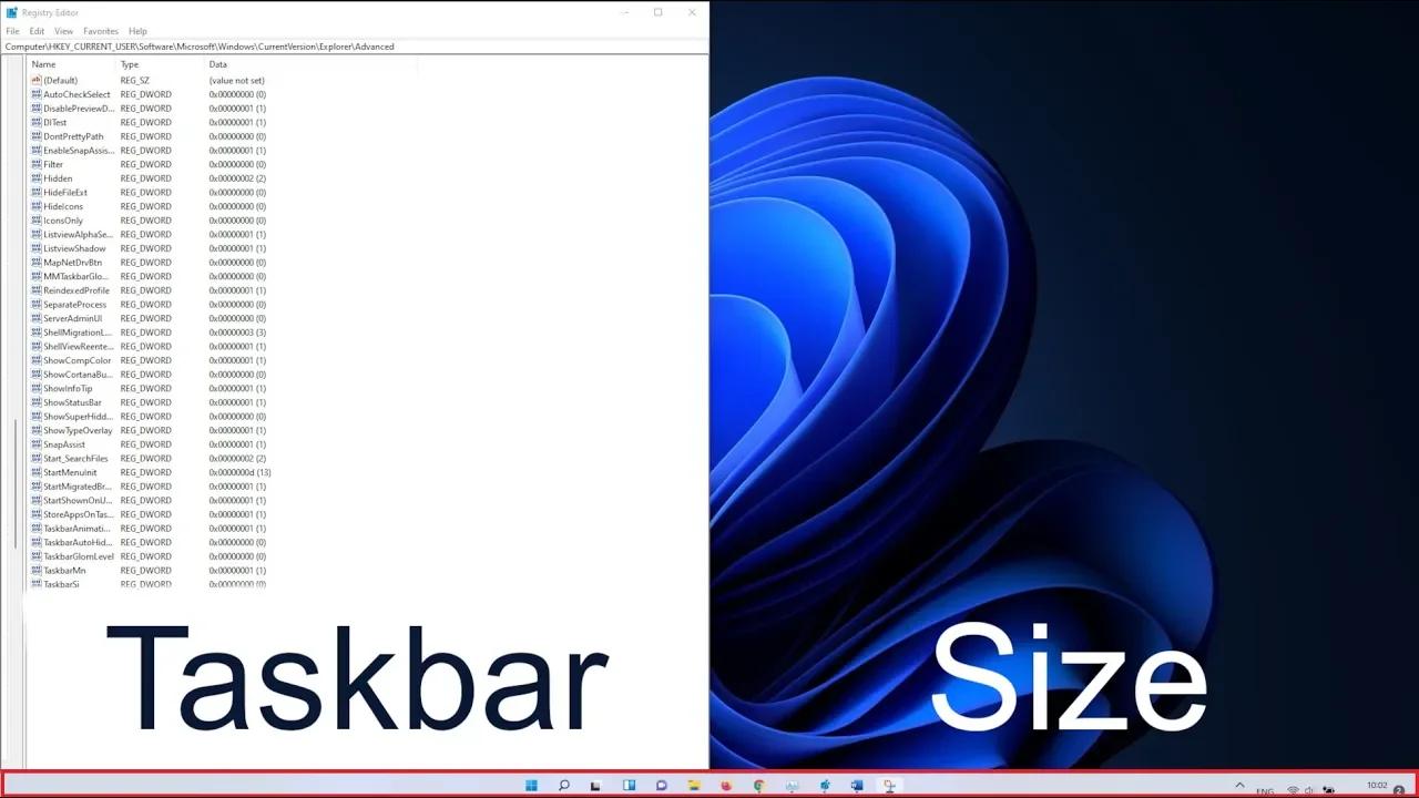 How to Change Taskbar Size in Windows 11