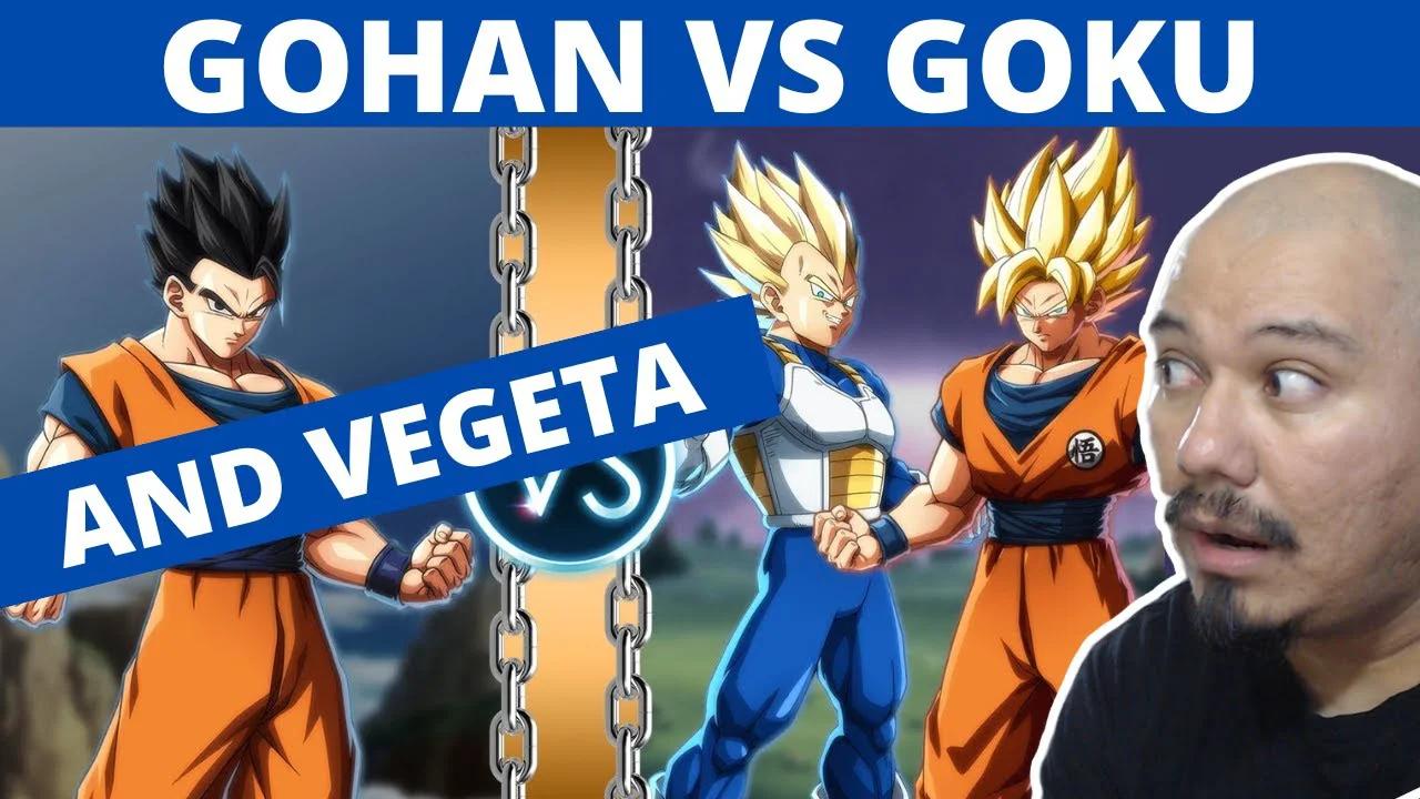 Studio B Animation reaction: Gohan vs Goku and Vegeta