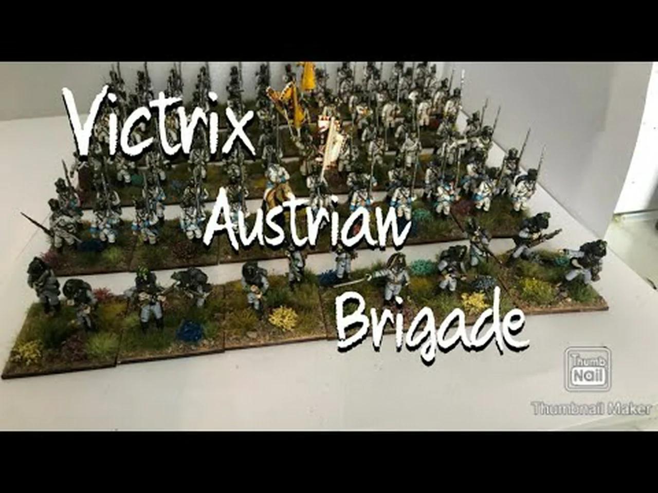 Victrix Napoleonic Austrian Brigade Showcase. (With a few Perry ...