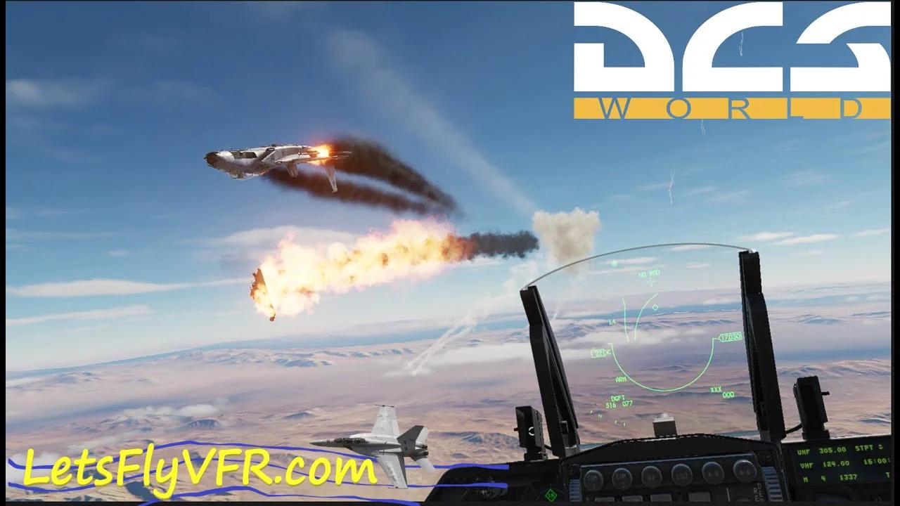 F 16 Vs F 15C | Maximum Performance Cornering | DCS | Digital Combat Simulator