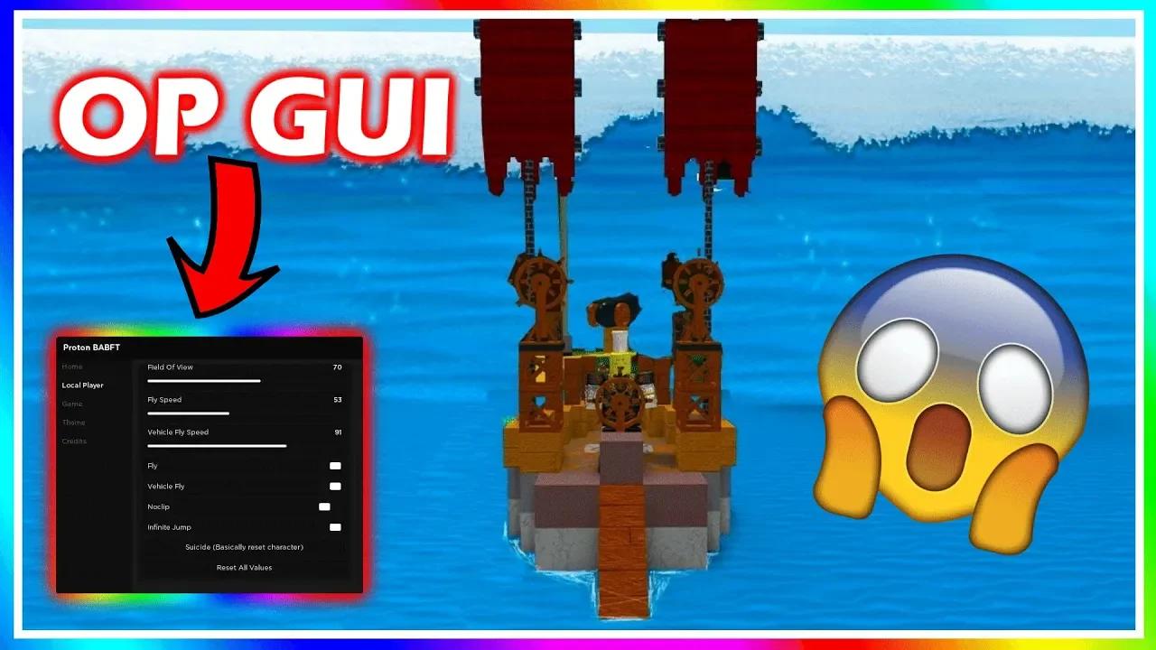 ROBLOX Build A Boat For Treasure OP GUI | AUTO-FARM FLY Hack Script GUI ...