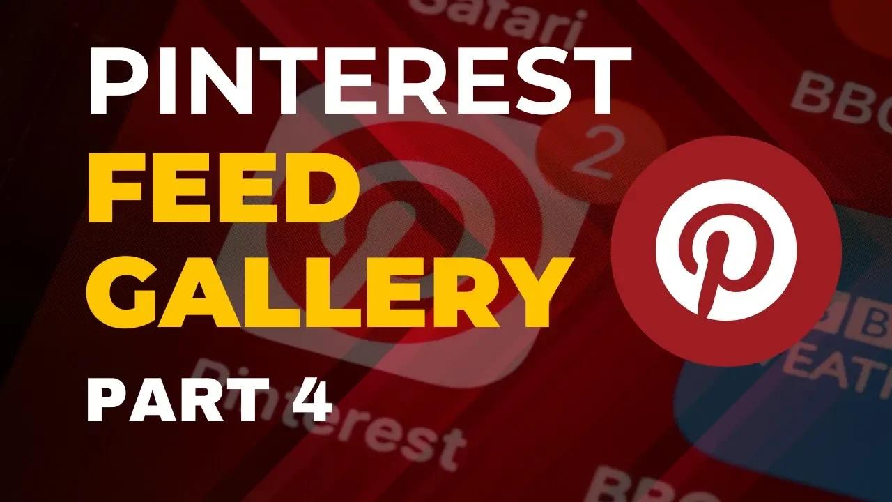 how to integrate pinterest feed in website