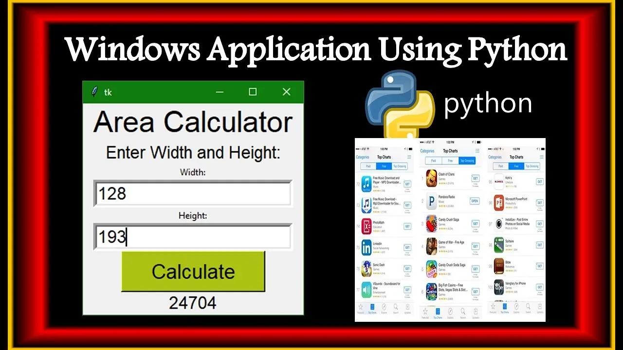 Windows Application In Python Tkinter Tutorial Windows Form
