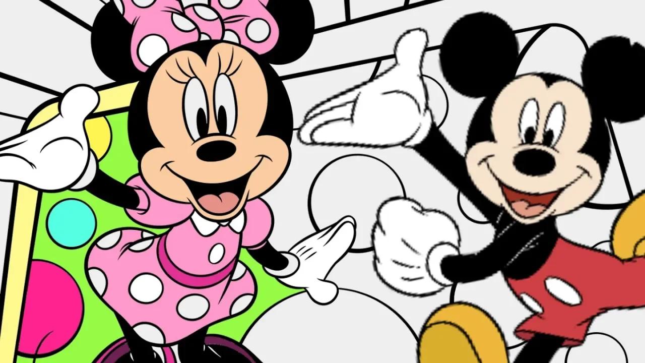 Mickey Mouse Clubhouse Color Splash Coloring Pages Disney Junior