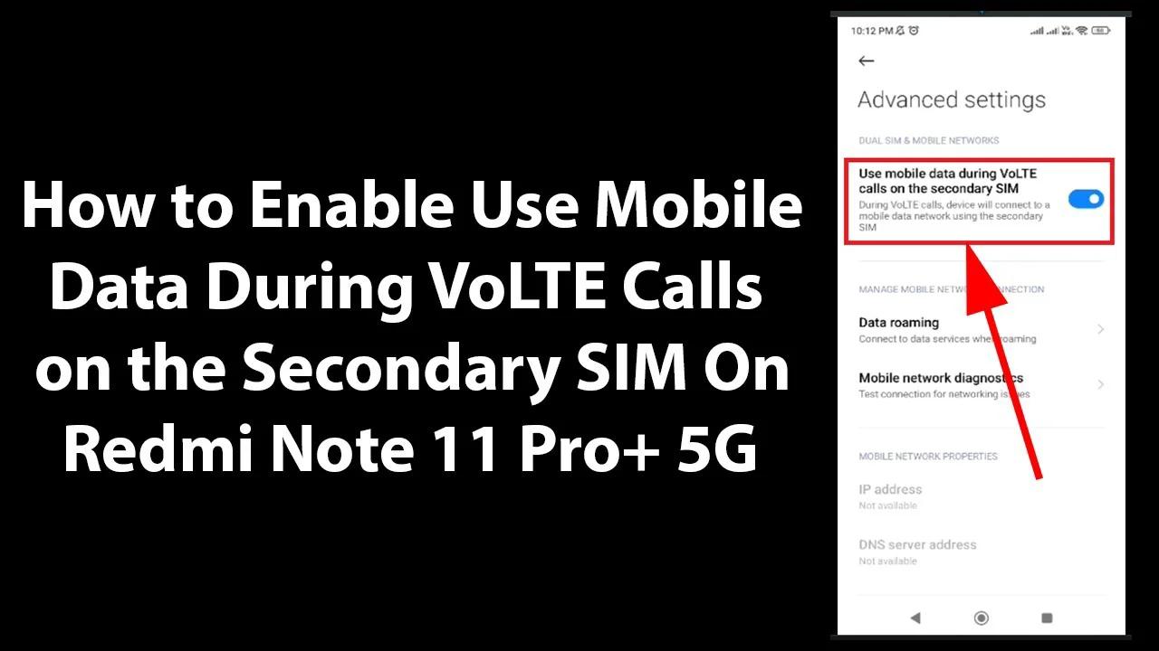 How to Enable Use Mobile Data During VoLTE Calls on the Secondary SIM ...