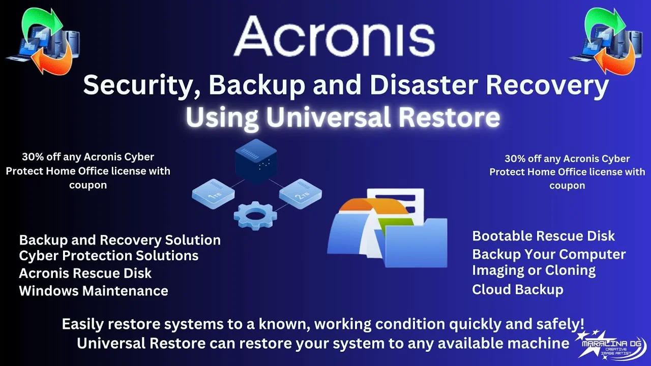 LIVE: Using Acronis Universal Restore with Acronis Cyber Protect Home ...