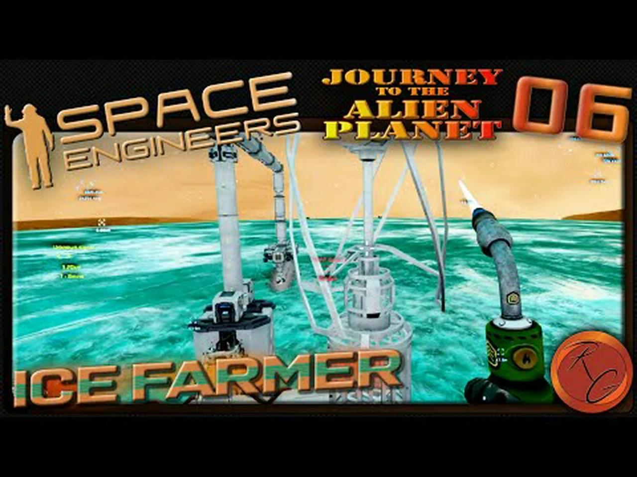 Journey to the Alien Planet Ep. 06 - Mining Rig! - Space Engineers