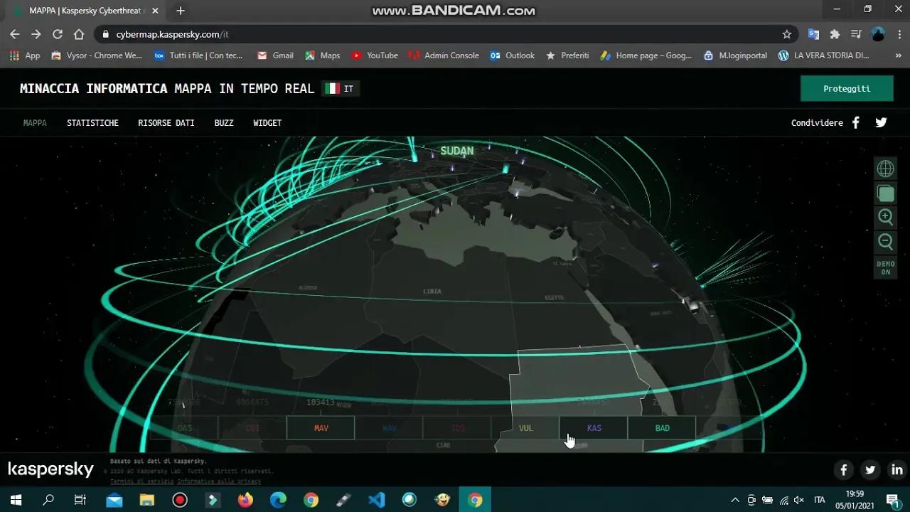 MAP | Kaspersky Cyberthreat real-time map