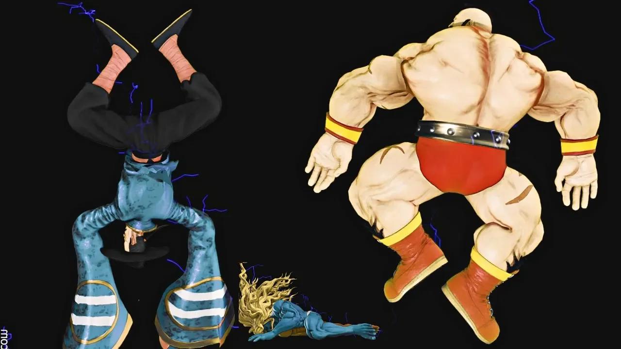 Street Fighter V 🎇 Rose takedown all Boys 🎇