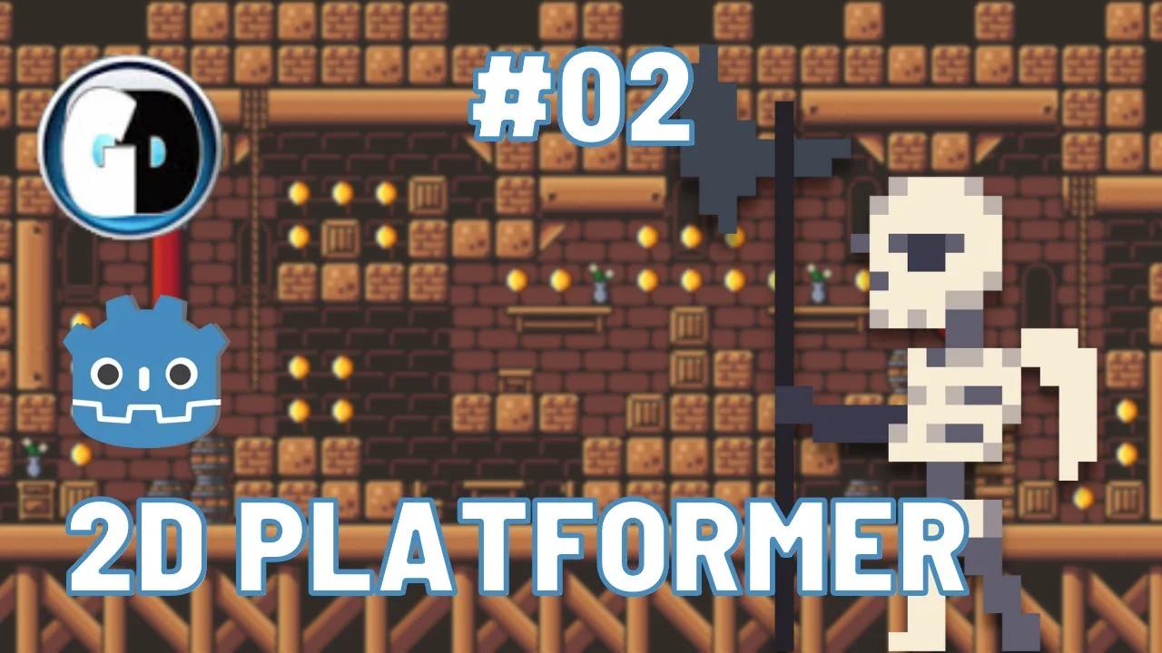 GODOT Engine TUTORIAL Part #02: Make Your First 2D PLATFORMER GAME with GODOT: Create the Enemy