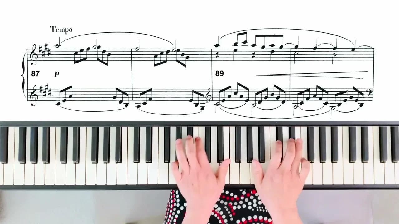 Free Piano Lesson (197), First Arabesque by Claude Debussy, Michelle ...