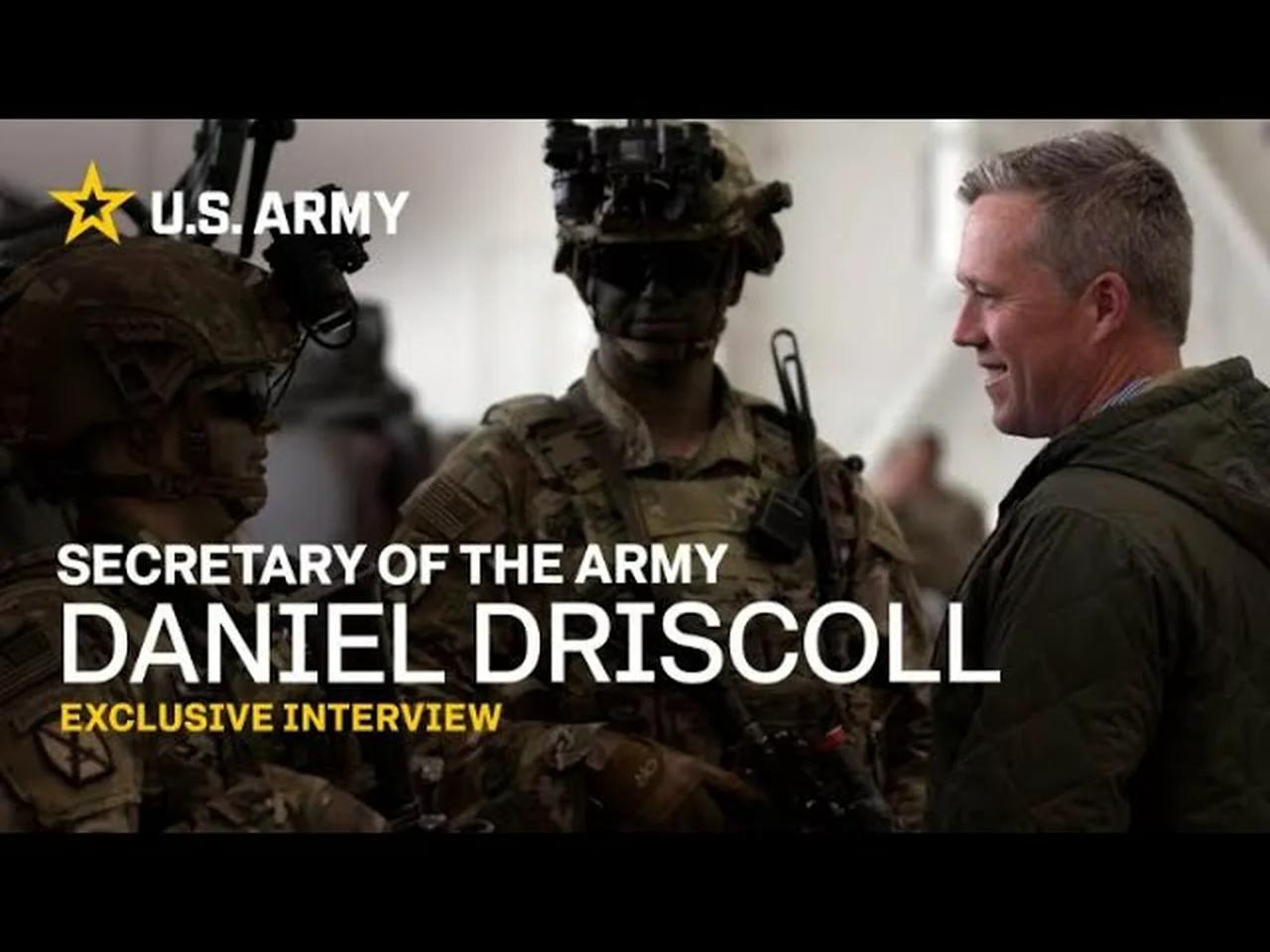 Who is Daniel Driscoll? EXCLUSIVE Interview w/ SECARMY | Army Behind ...