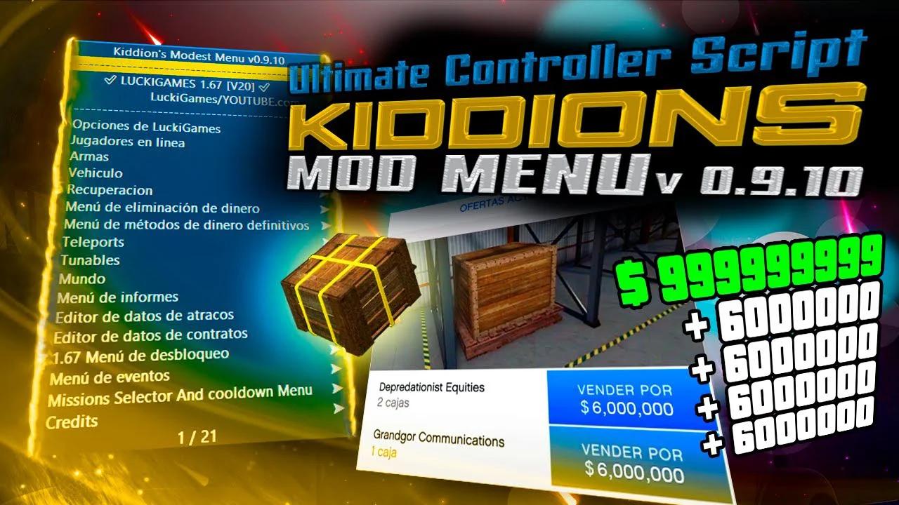 ModMenu Kiddions El Mejor Script Ultimate Traducido En Español En GTA5 ...