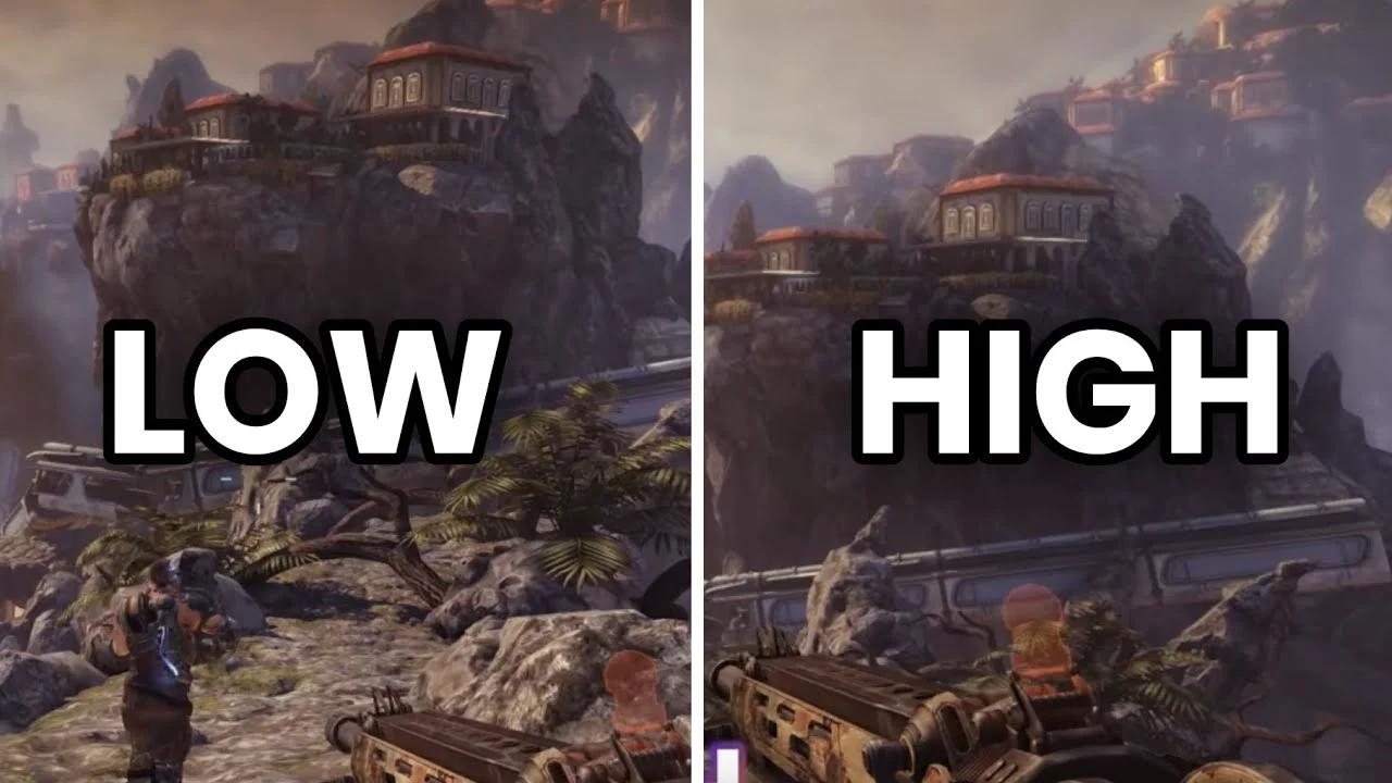 Bulletstorm - LOW vs HIGH Graphics Settings Test