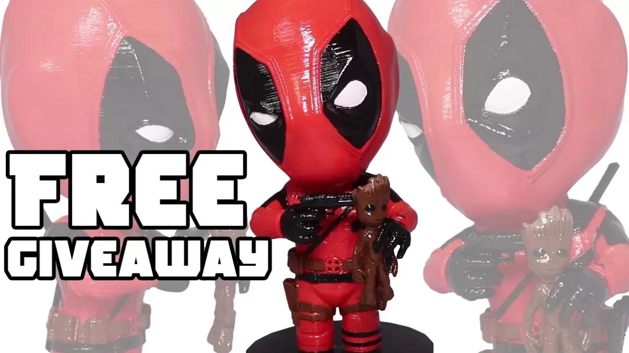 Deadpool vs Baby Groot Free Giveaway