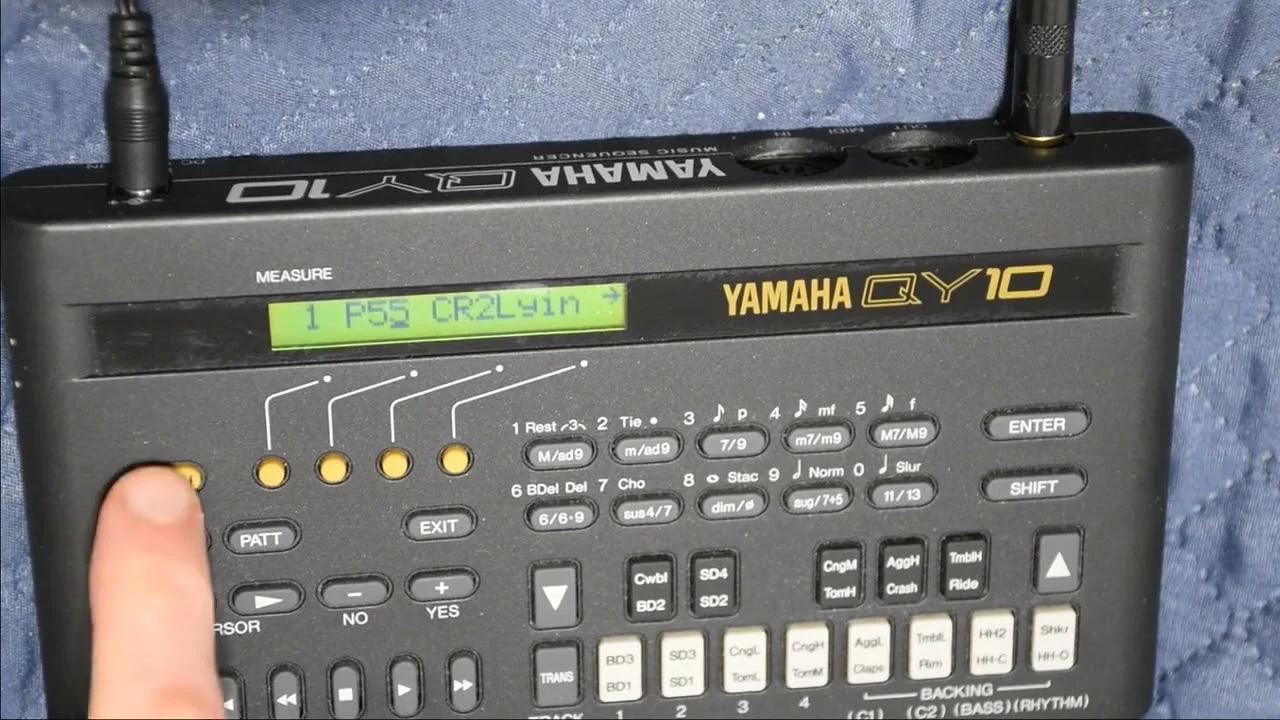 Yamaha QY10 Factory Patterns - Part 2 #yamaha #90smusic #groovebox