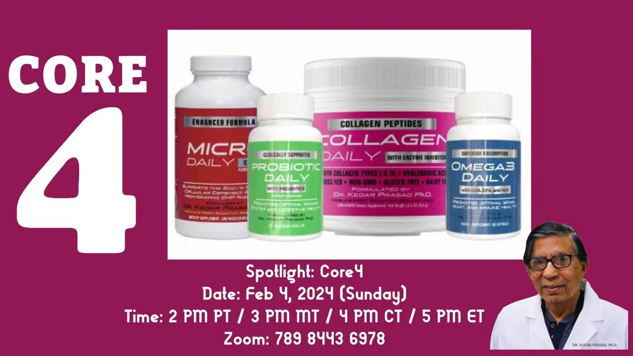 SPOTLIGHT: CORE4 w/Dr Prasad (Sunday 2/4/2024)