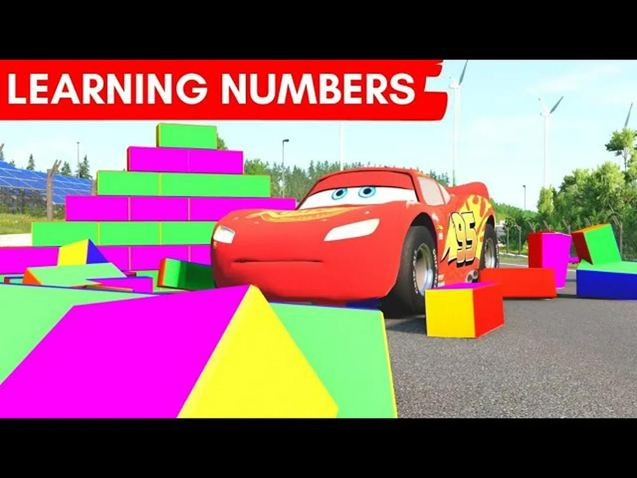 Zooming Cars Counting 1 to 10 | Fun and Educational Video for Kids 🚗