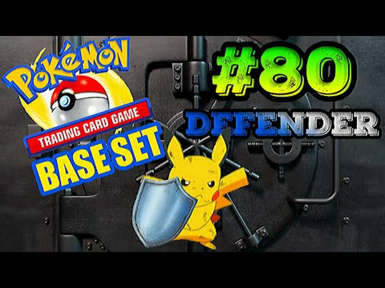 Pokemon Base Set #80 Defender