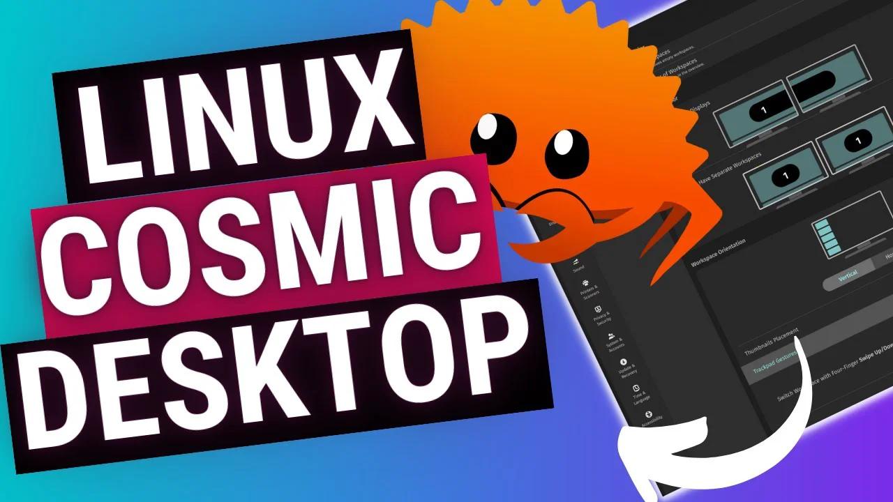 Pop!_OS Cosmic Desktop by System76: ALPHA is near..