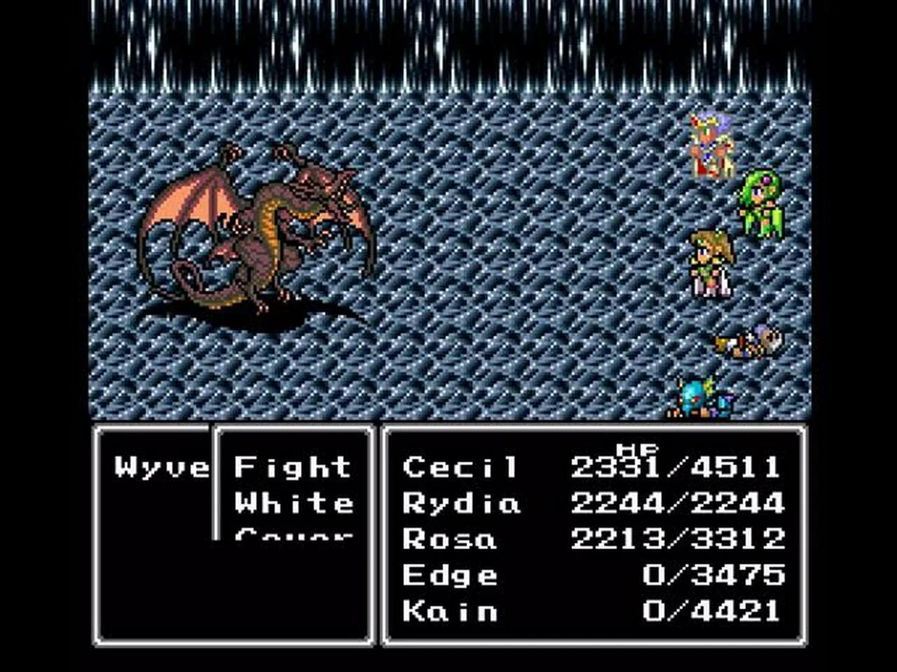 Final Fantasy IV (SNES) - Lunar Subterrane - Wyvern