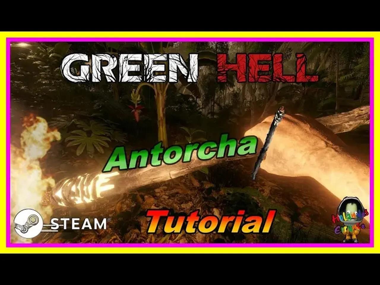 Como hacer una Antorcha en Green Hell 🌴 Tutorial 2023
