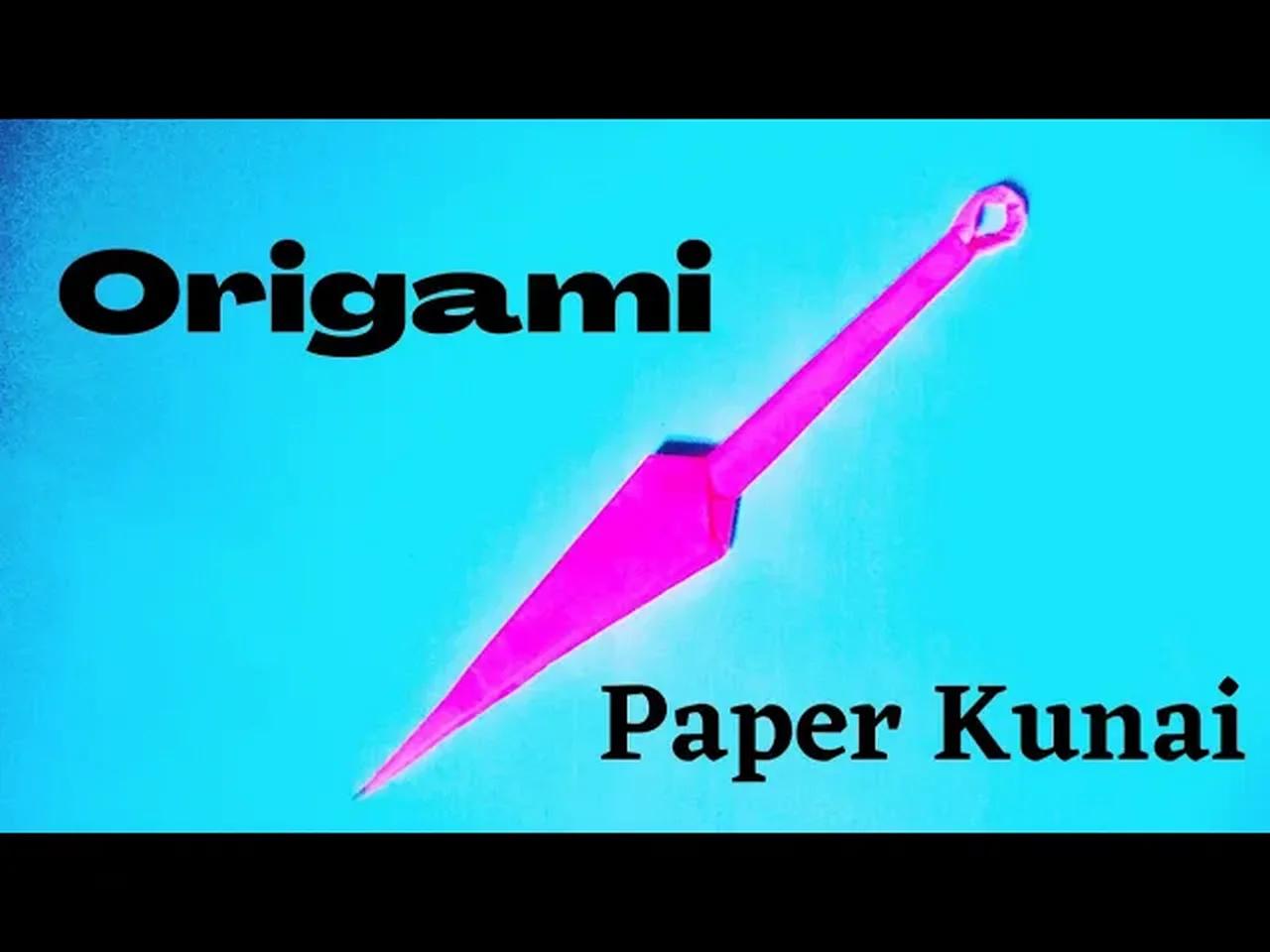 Making Kunai From Paper - how to make a paper kunai