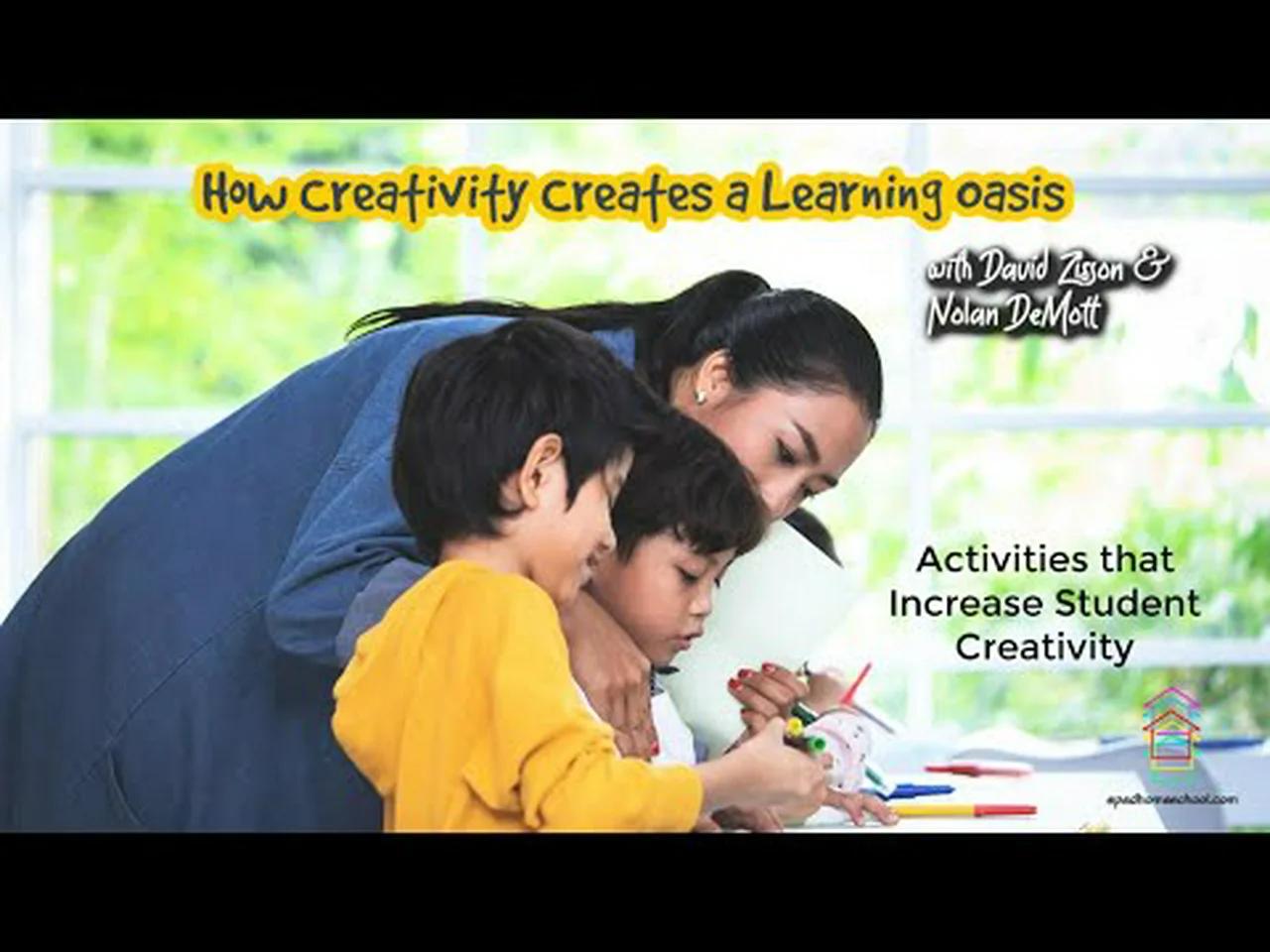 Activities that Increase Student Creativity