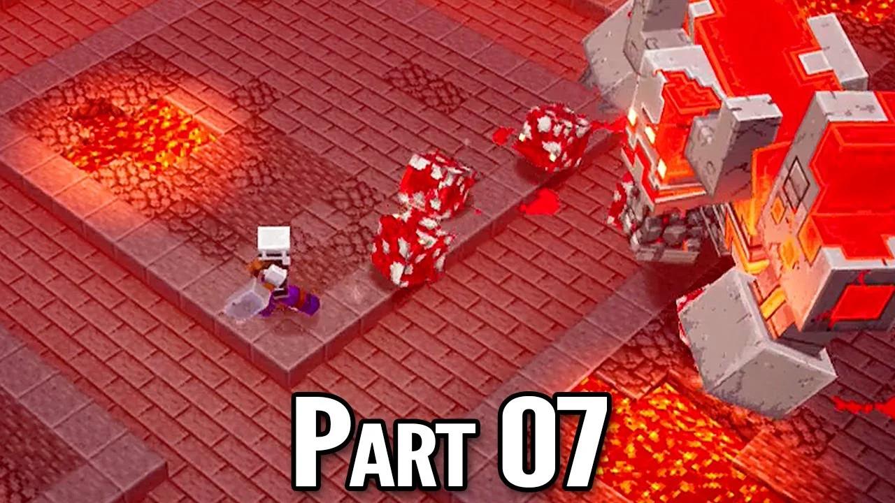 Minecraft Dungeons Gameplay Walkthrough | Part 07 Redstone Monstrosity