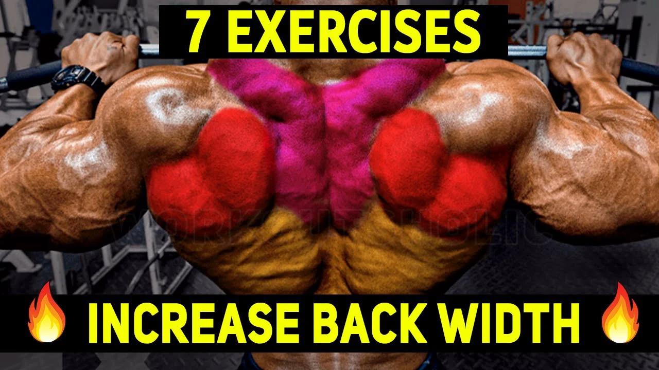 BEST 7 EXERCISES TO INCREASE BACK WIDTH AND AMPLITUDE