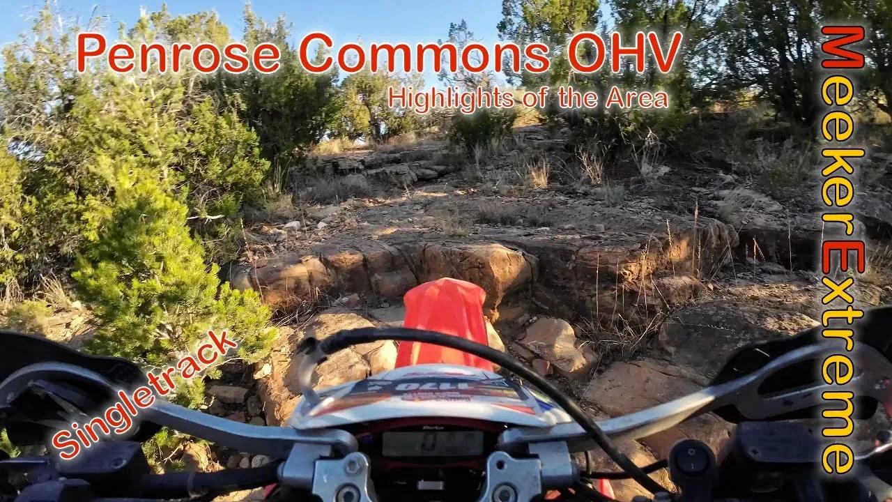 Some Highlights of Penrose Commons Singletrack Riding
