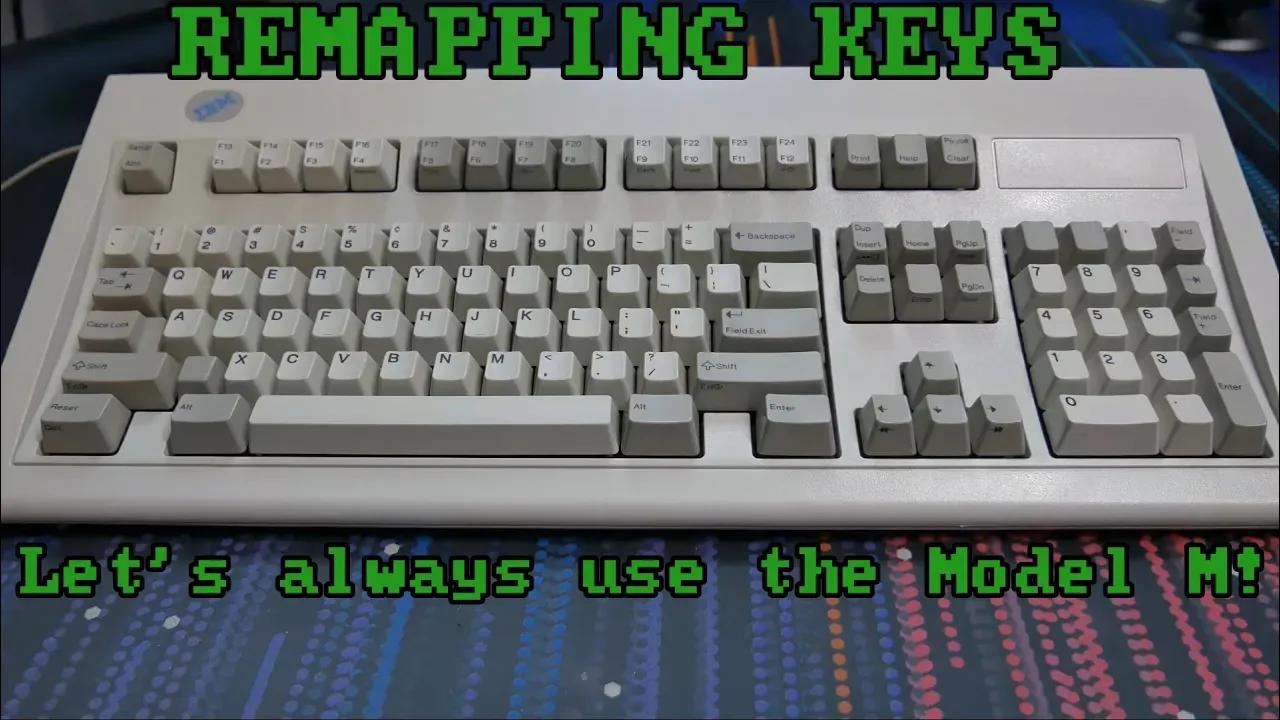 Remapping keys on the legendary Model M keyboard!