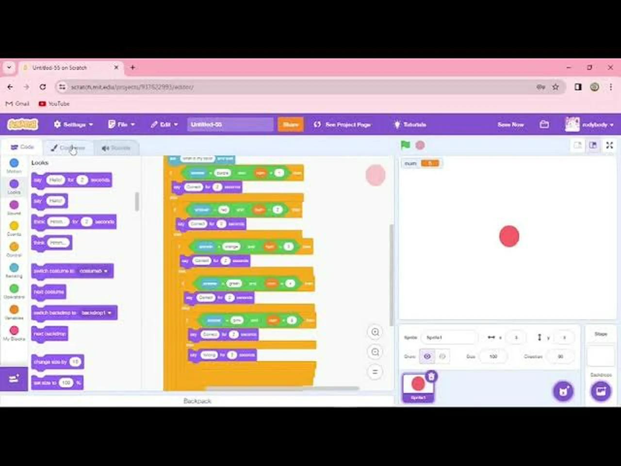 How To Create Color Guesser In Scratch2 | Scratch Tutorial