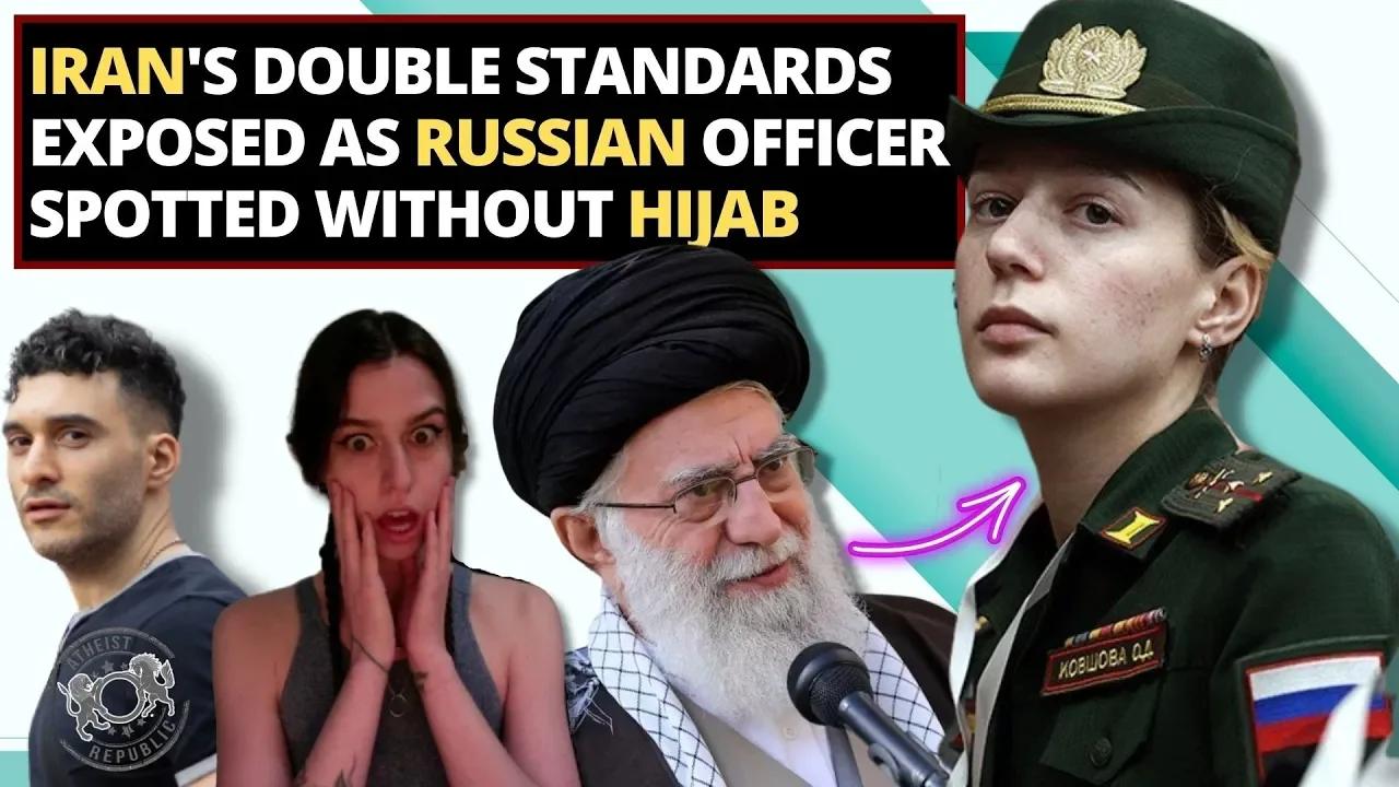 Iran's Double Standards Exposed As Russian Officer Spotted Without Hijab