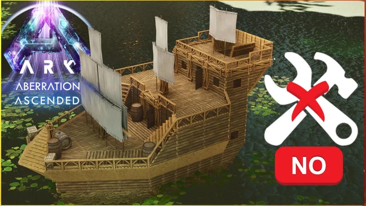 Big Ship Build Step by Step | ARK Aberration [Episode 8]