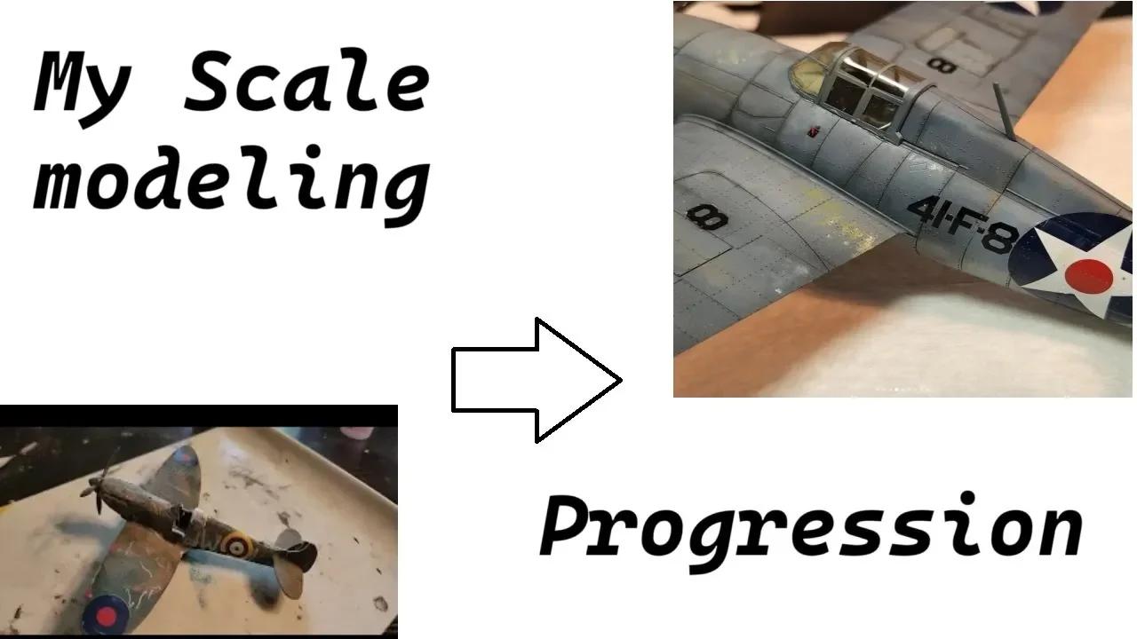 My scale model building progression