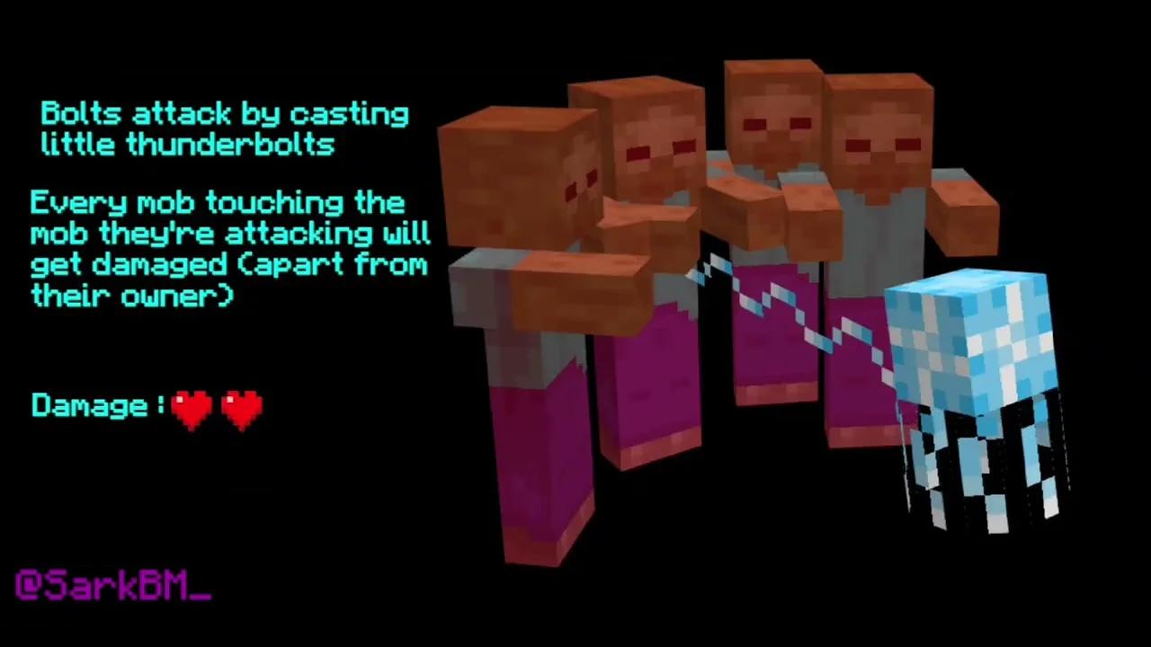 Minecraft Bolt Mob Concept