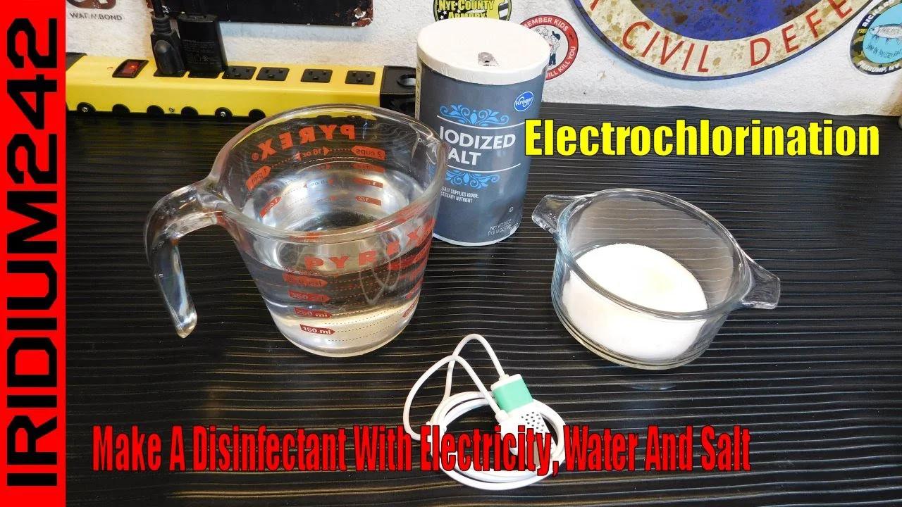 Make Sanitizer For Pennies Using Water And Salt - USB Powered ...
