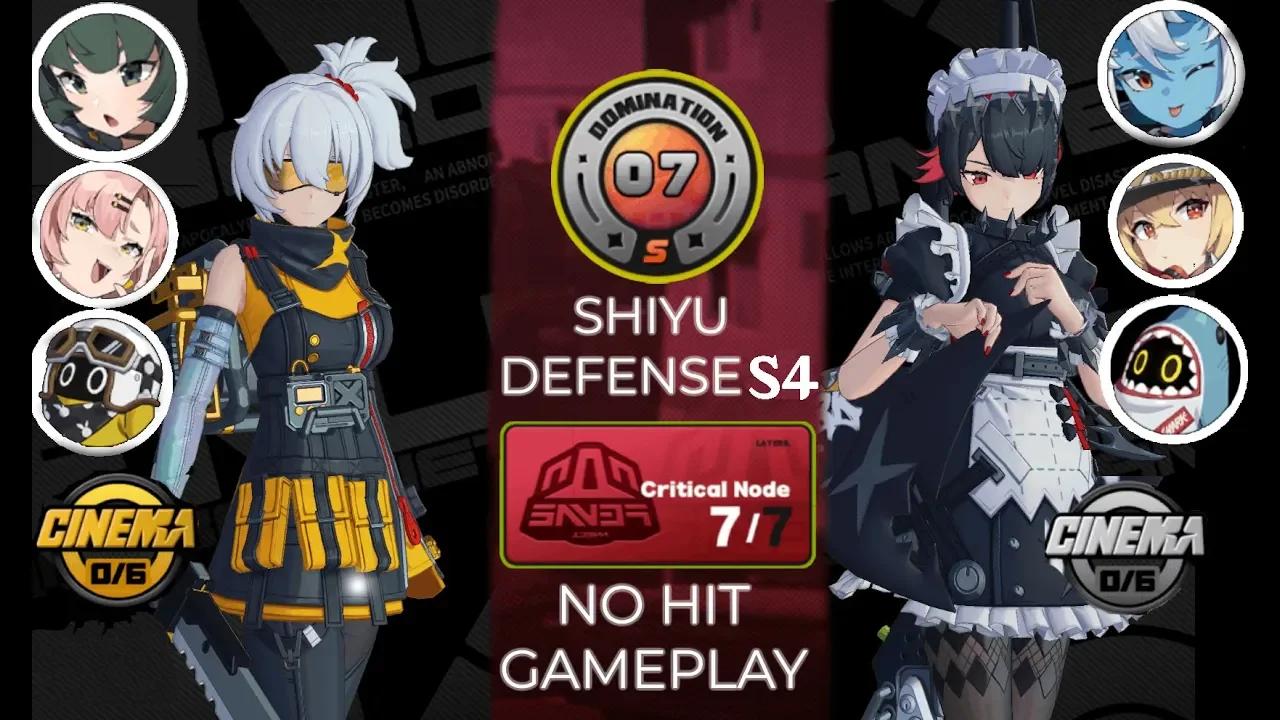 Zenless Zone Zero | Shiyu Defense S4 Critical Nodes 6-7 Rank S [ M0 S11 and M0 Ellen ]