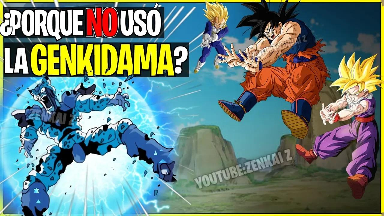 ¿Por qué GOKU no USÓ la GENKIDAMA contra CELL? (Pudo DESTRUIRLO fácilmente)
