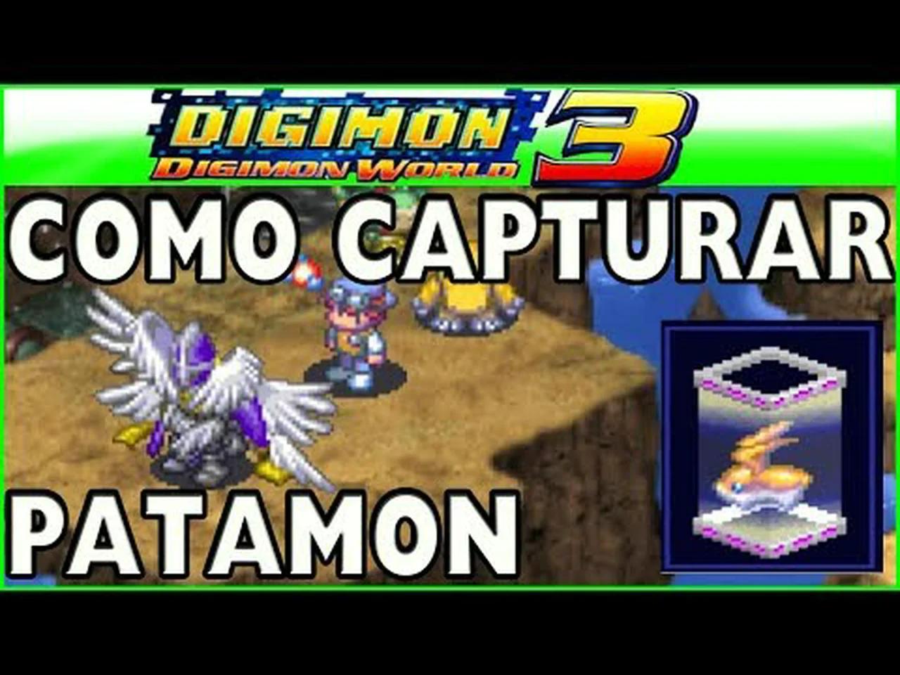 Digimon World 3 - COMO CAPTURAR PATAMON - PASSO A PASSO