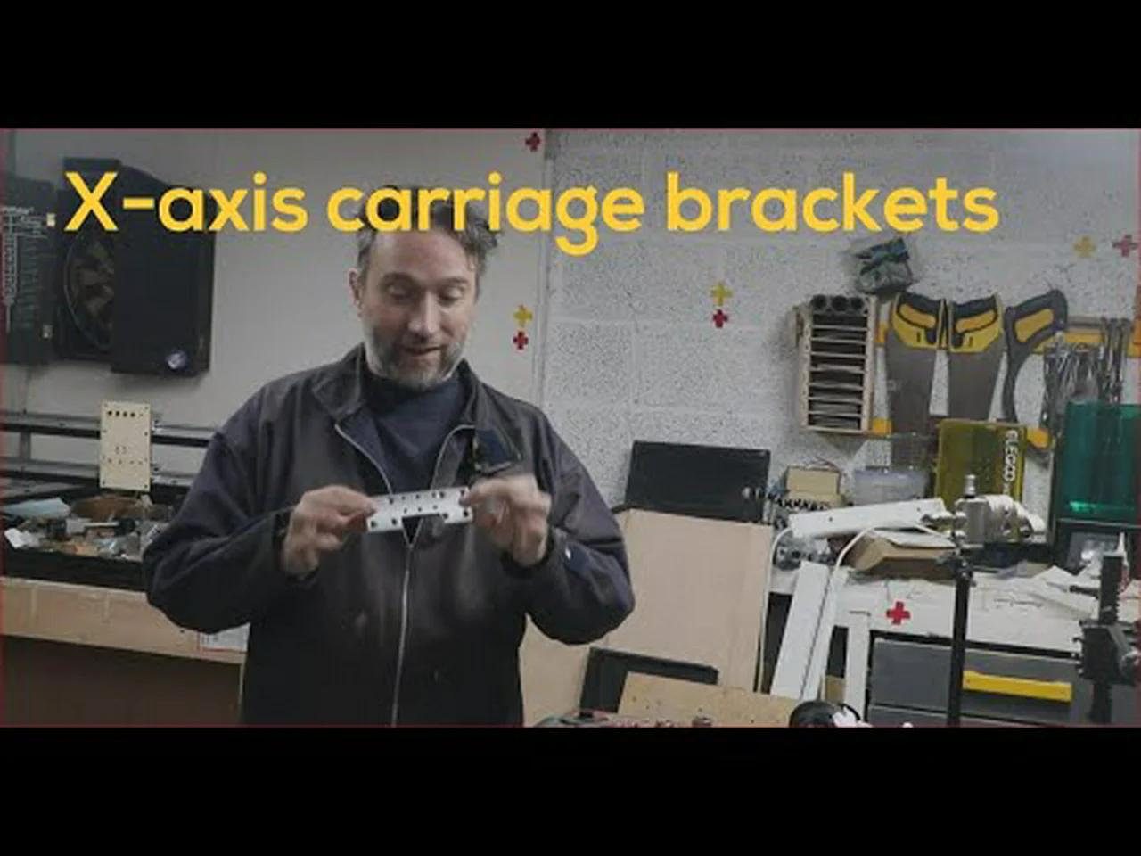 OX CNC refactor: x-axis carriage brackets