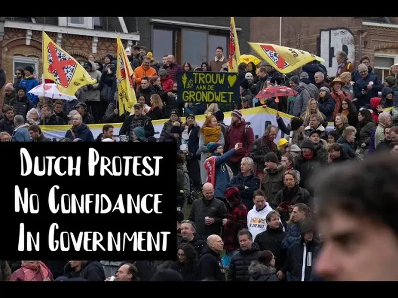 Dutch Protest ! Shots Fired - 2022 the Year of the Protest